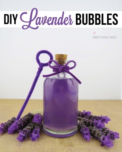 DIY Lavender Bubbles: how to make bubbles