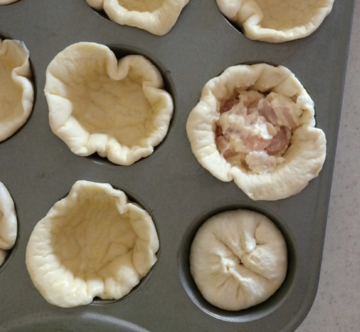 Creamy Cheese and Chicken Filled Rolls Baked in 20 Minutes!