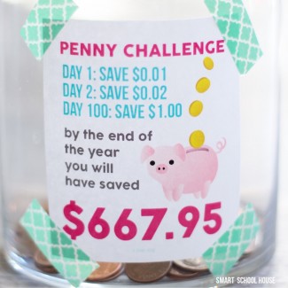 THE PENNY CHALLENGE - Save Hundreds of Dollars Using A Penny