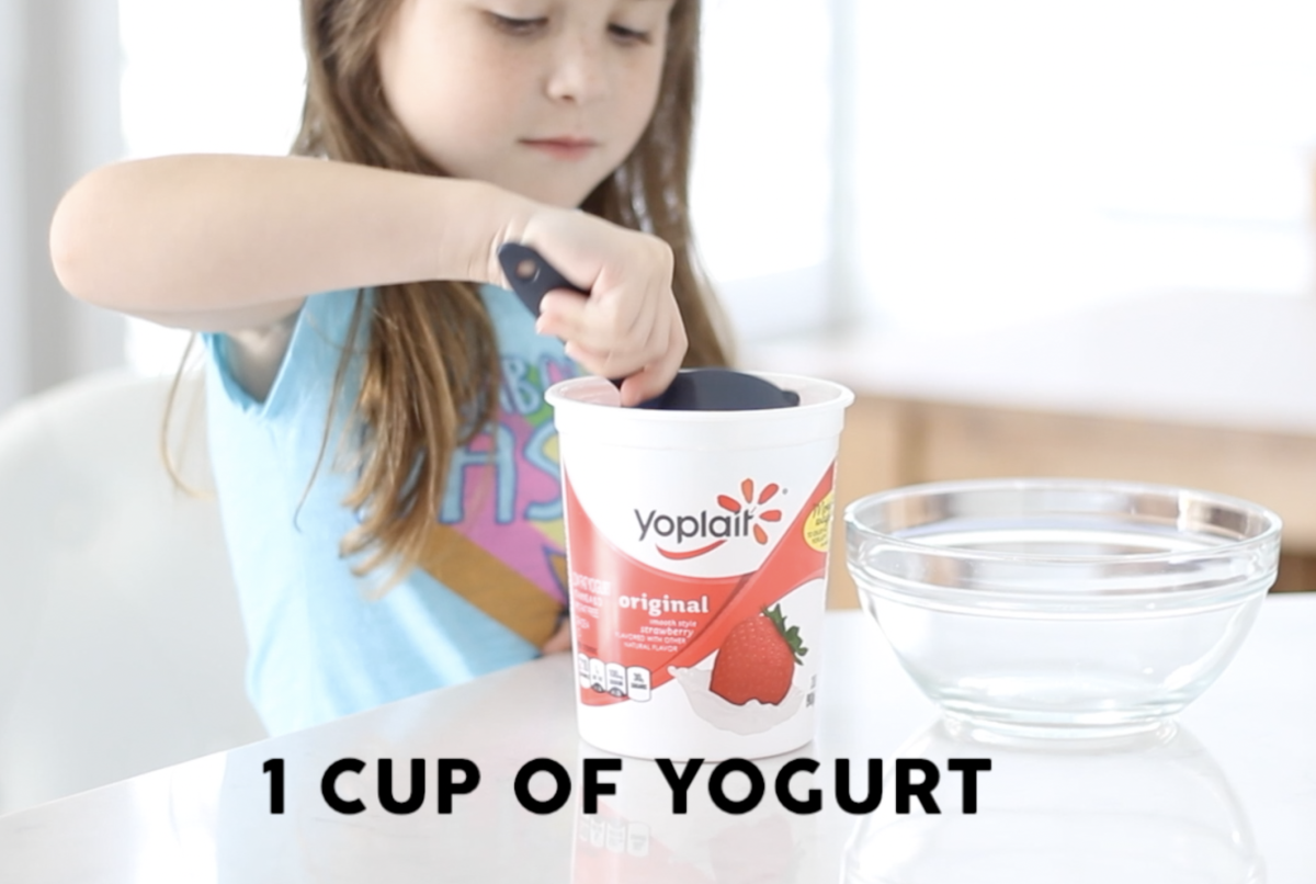 Yogurt Silly Putty - Yogurt Play Dough for Kids!