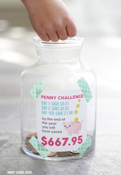 THE PENNY CHALLENGE - Save Hundreds of Dollars Using A Penny