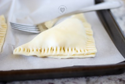 Bacon and Egg Breakfast Pockets Made with Puff Pastry Dough