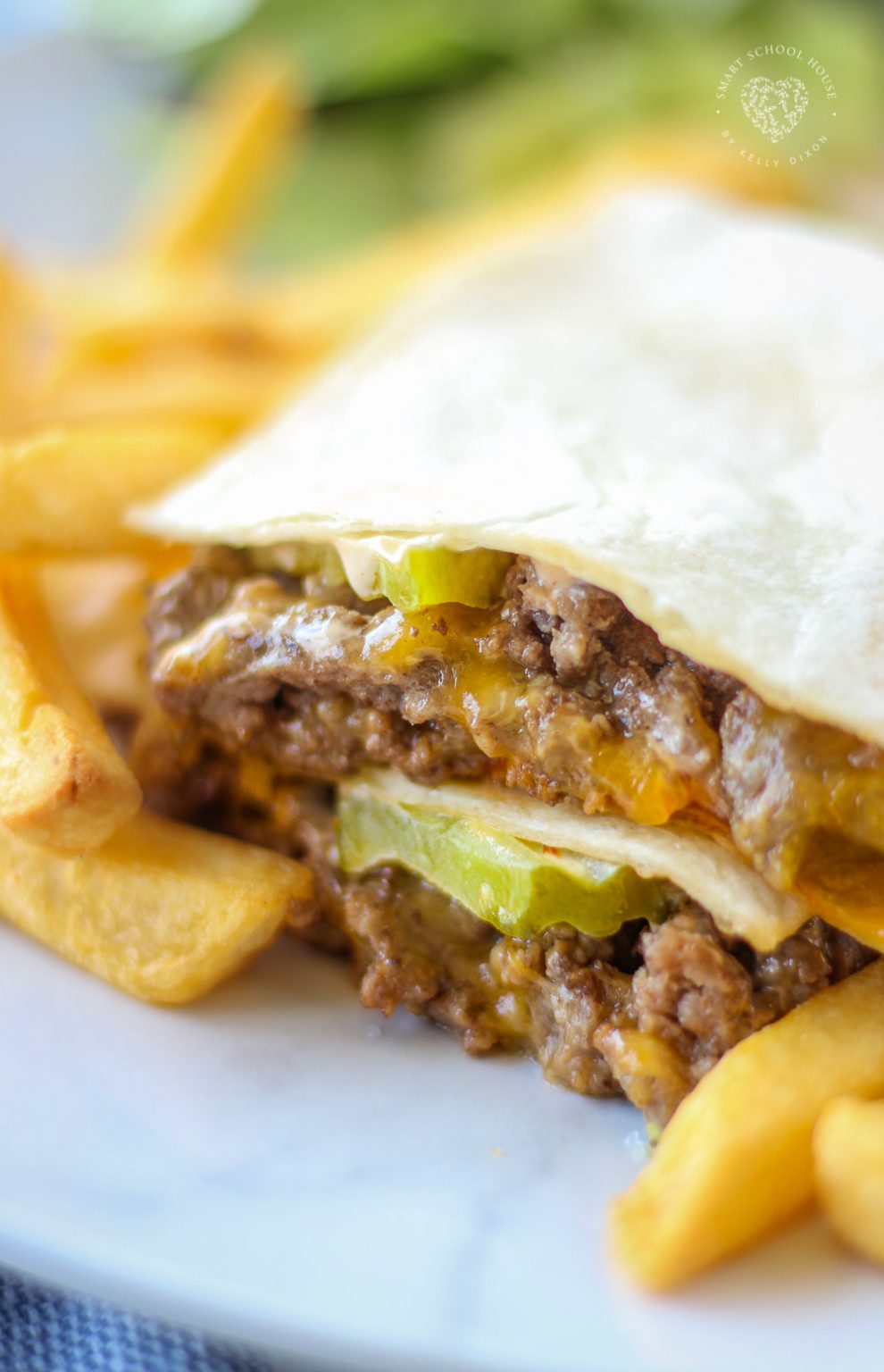 Cheeseburger Quesadillas with a DELICIOUSLY Addicting Sauce!