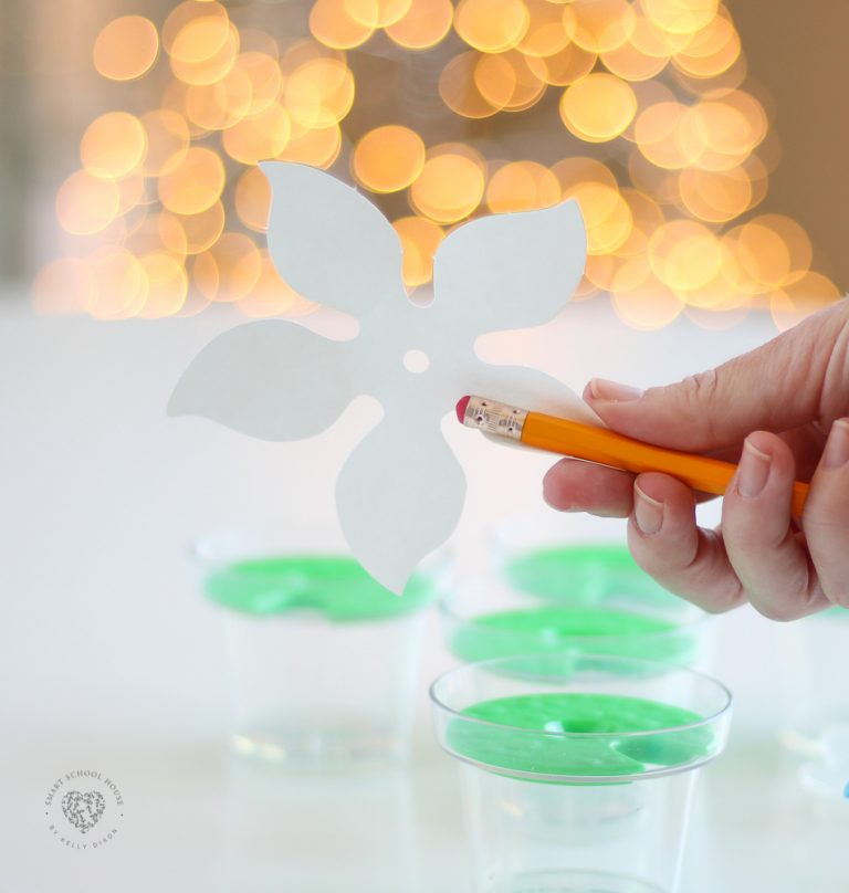 Paper Poinsettias! It's More Than a Craft, It's a Science Experiment!