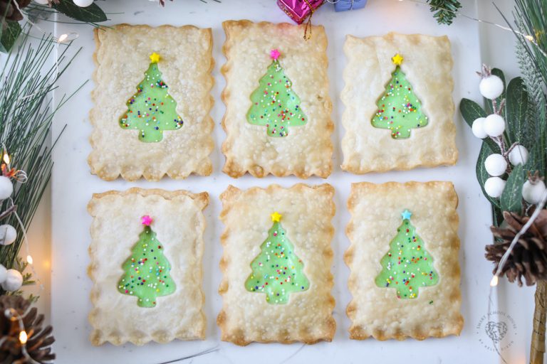 Christmas Tree Hand Pies - Filled with Cheesecake!