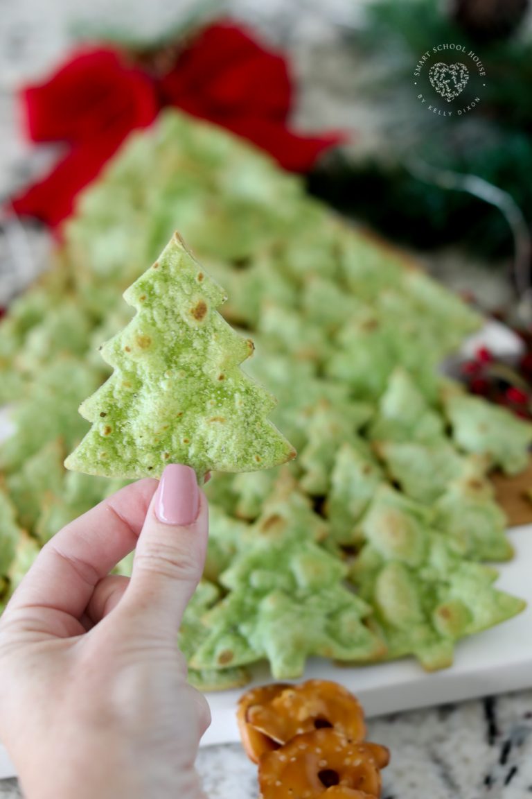 Christmas Tree Tortilla Chips