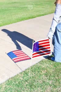 American Flag Suncatcher
